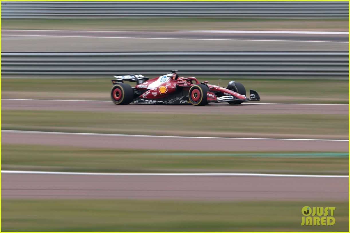 Ferrari's Lewis Hamilton & Charles Leclerc Hit the Track In SF-25 For First Time, Hours After ...