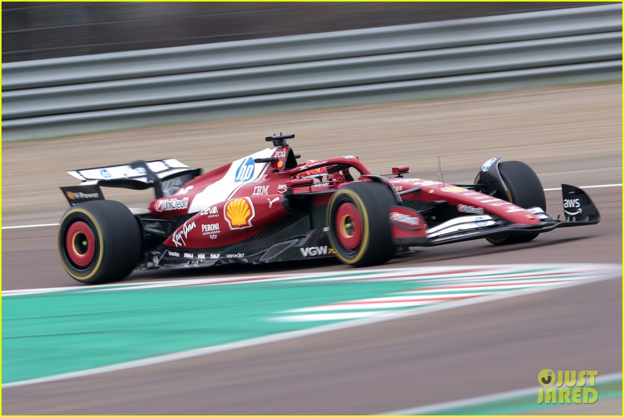 Ferrari's Lewis Hamilton & Charles Leclerc Hit the Track In SF-25 For First Time, Hours After ...