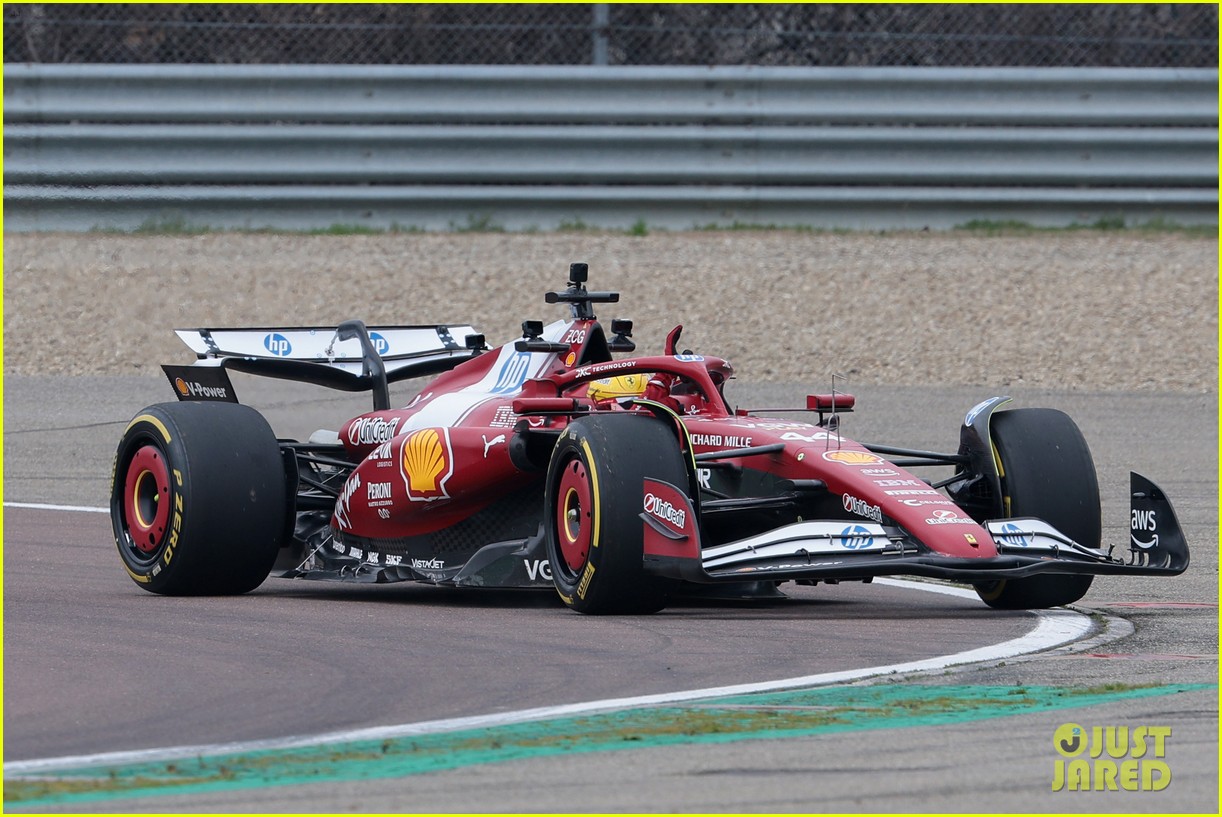 Ferrari's Lewis Hamilton & Charles Leclerc Hit the Track In SF-25 For First Time, Hours After ...
