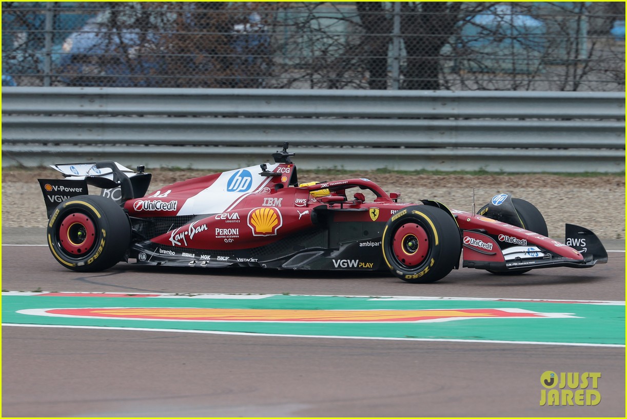 Ferrari's Lewis Hamilton & Charles Leclerc Hit the Track In SF-25 For First Time, Hours After ...