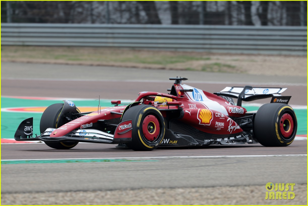 Ferrari's Lewis Hamilton & Charles Leclerc Hit the Track In SF-25 For First Time, Hours After ...
