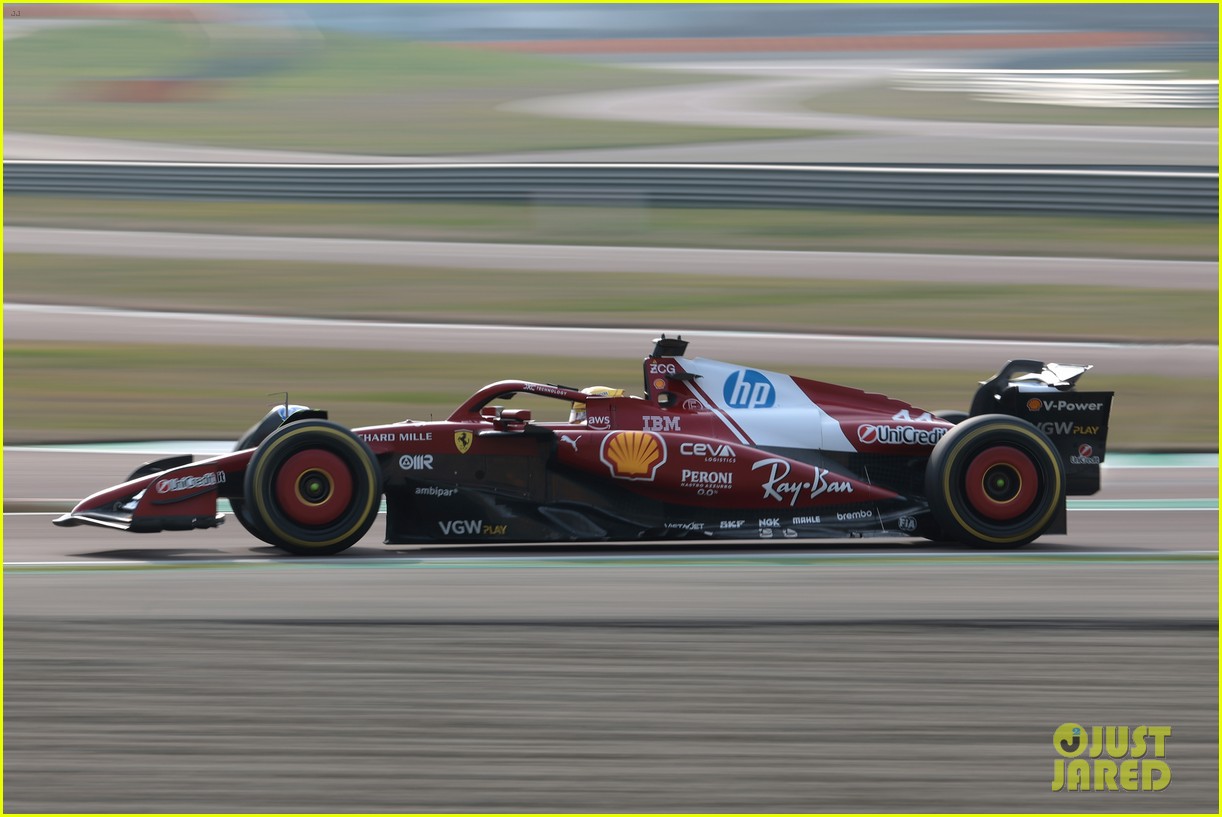 Ferrari's Lewis Hamilton & Charles Leclerc Hit the Track In SF-25 For First Time, Hours After ...