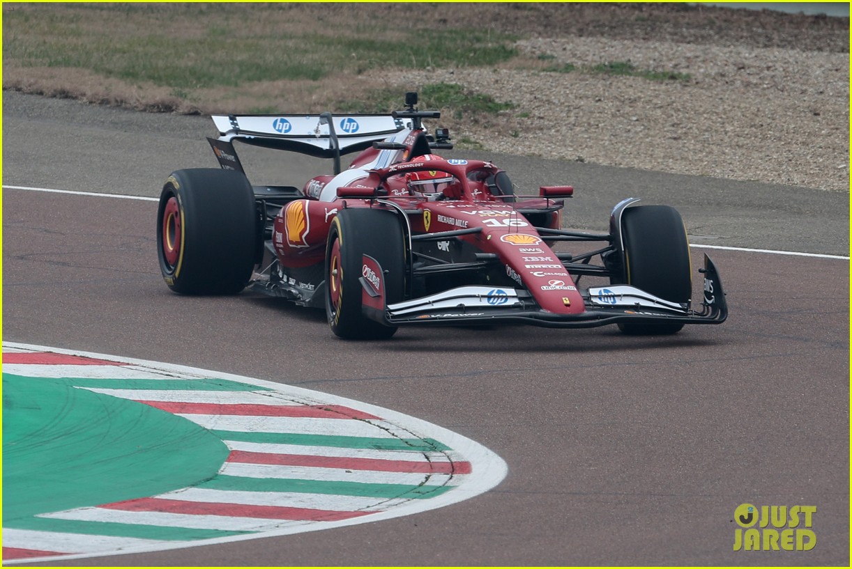 Ferrari's Lewis Hamilton & Charles Leclerc Hit the Track In SF-25 For First Time, Hours After ...