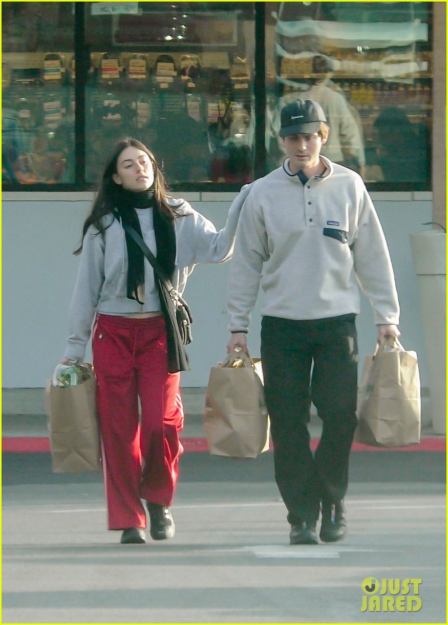 Logan Lerman Grabs Groceries With Fiancée Ana Corrigan After Sundance ...