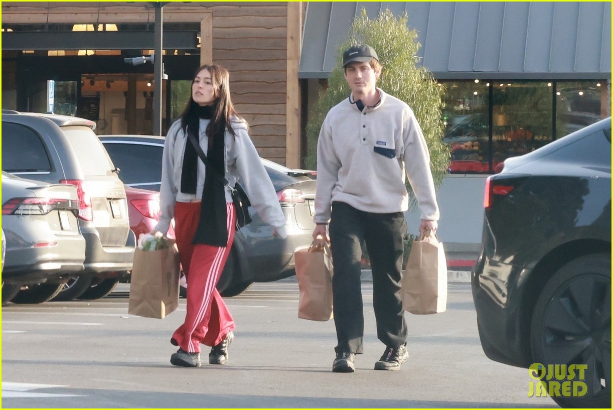 Logan Lerman Grabs Groceries With Fiancée Ana Corrigan After Sundance ...