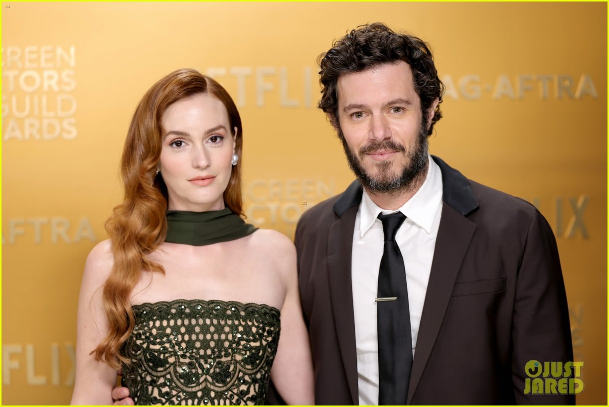 Leighton Meester Supports Husband Adam Brody at SAG Awards 2025: Photo ...