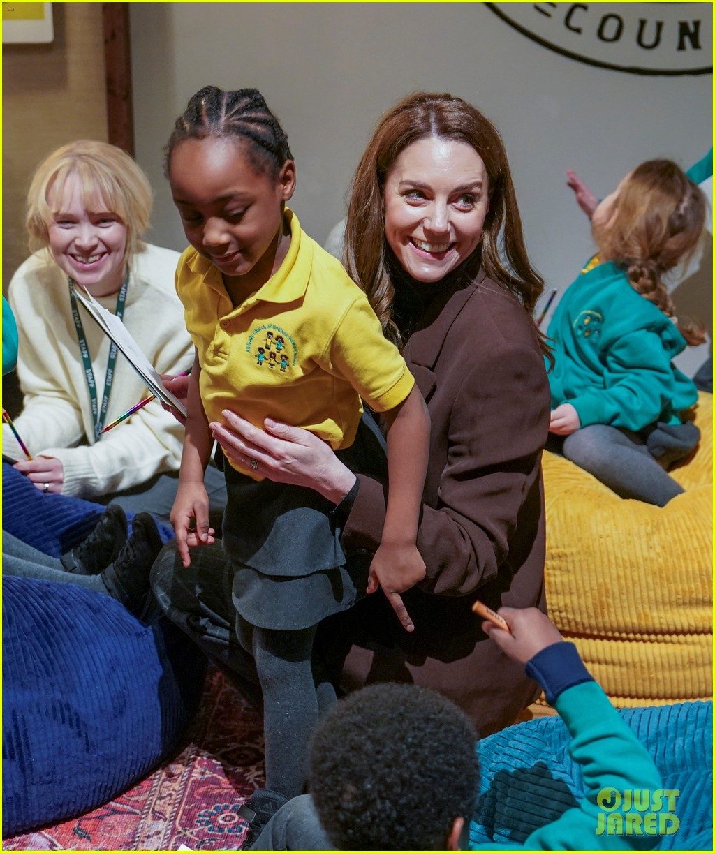 Kate Middleton Joins Schoolchildren on Field Trip to National Portrait ...