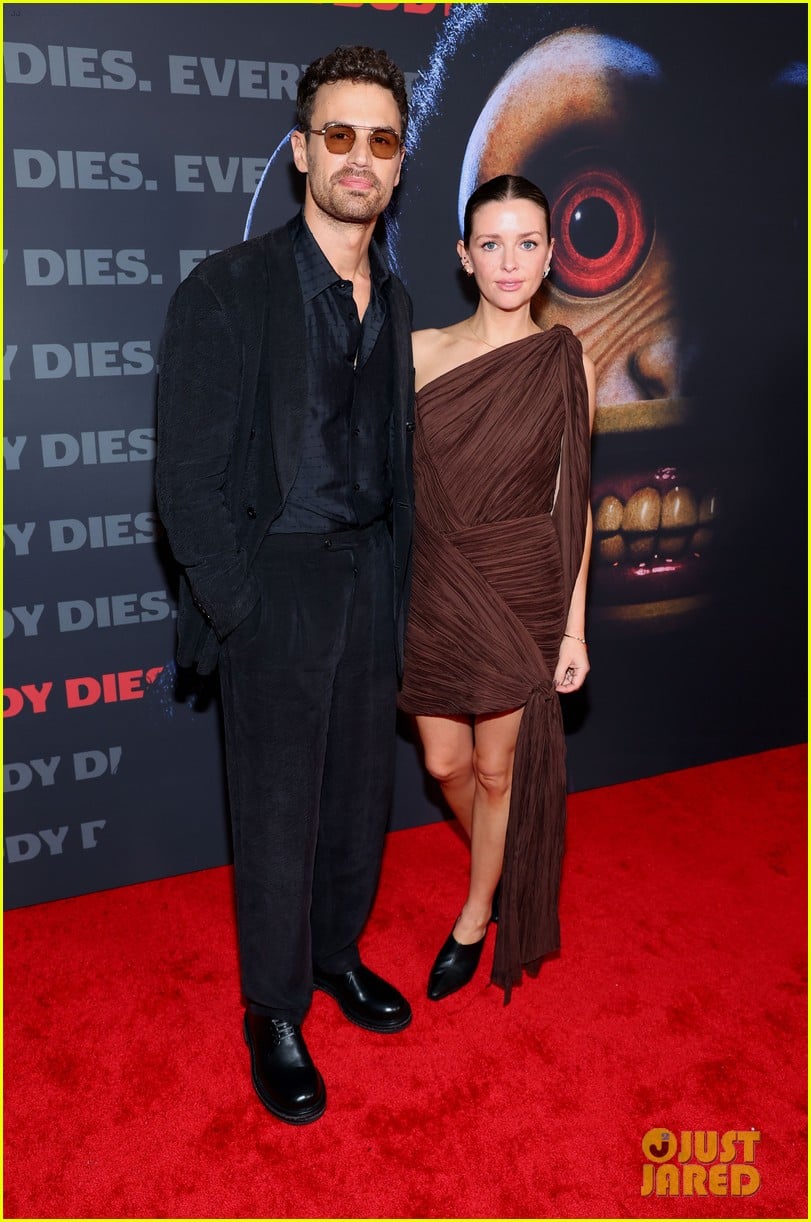 Theo James Gets Support from Wife Ruth Kearney at 'The Monkey' Premiere ...