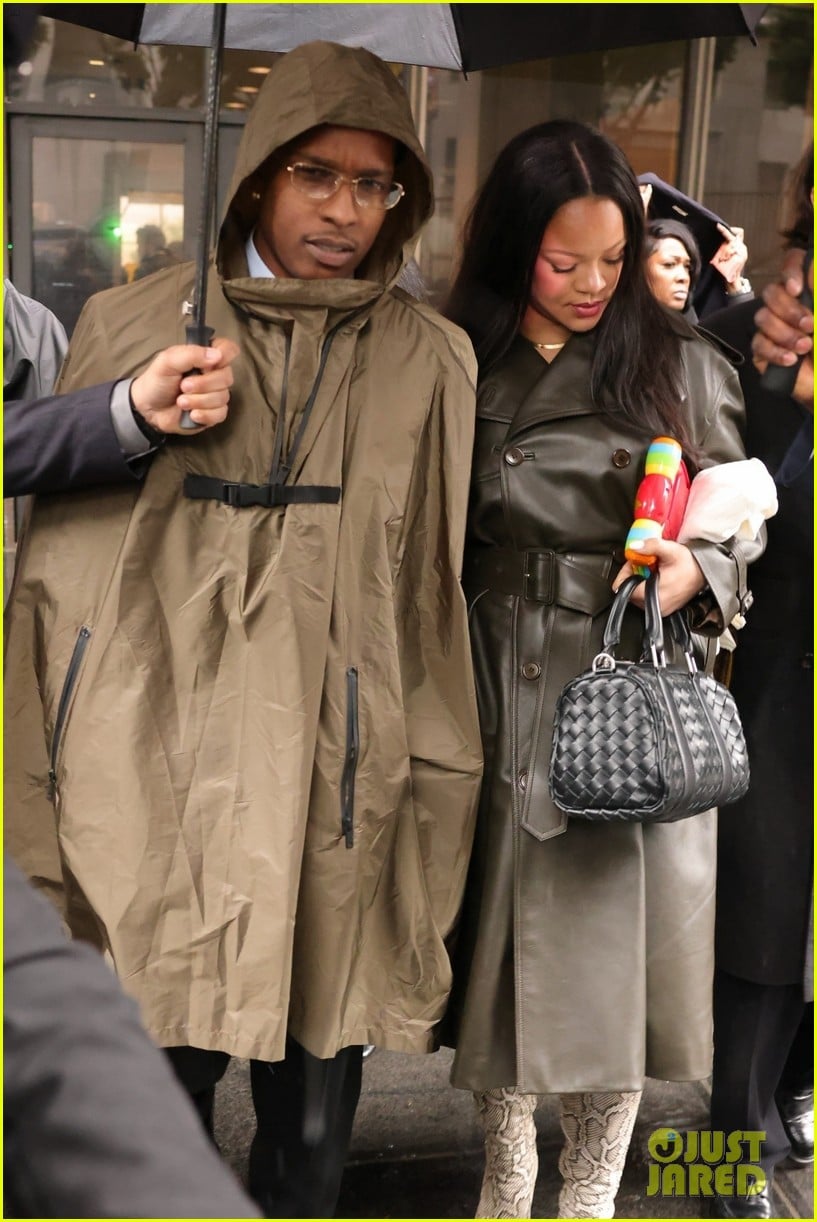 Rihanna Leaves Court With A$AP Rocky After Attending With Their Sons ...