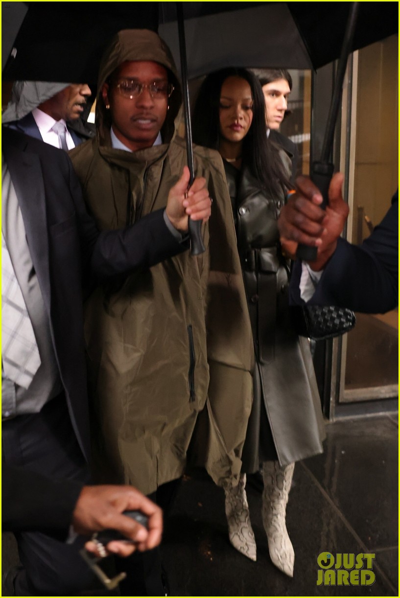 Rihanna Leaves Court With A$AP Rocky After Attending With Their Sons ...