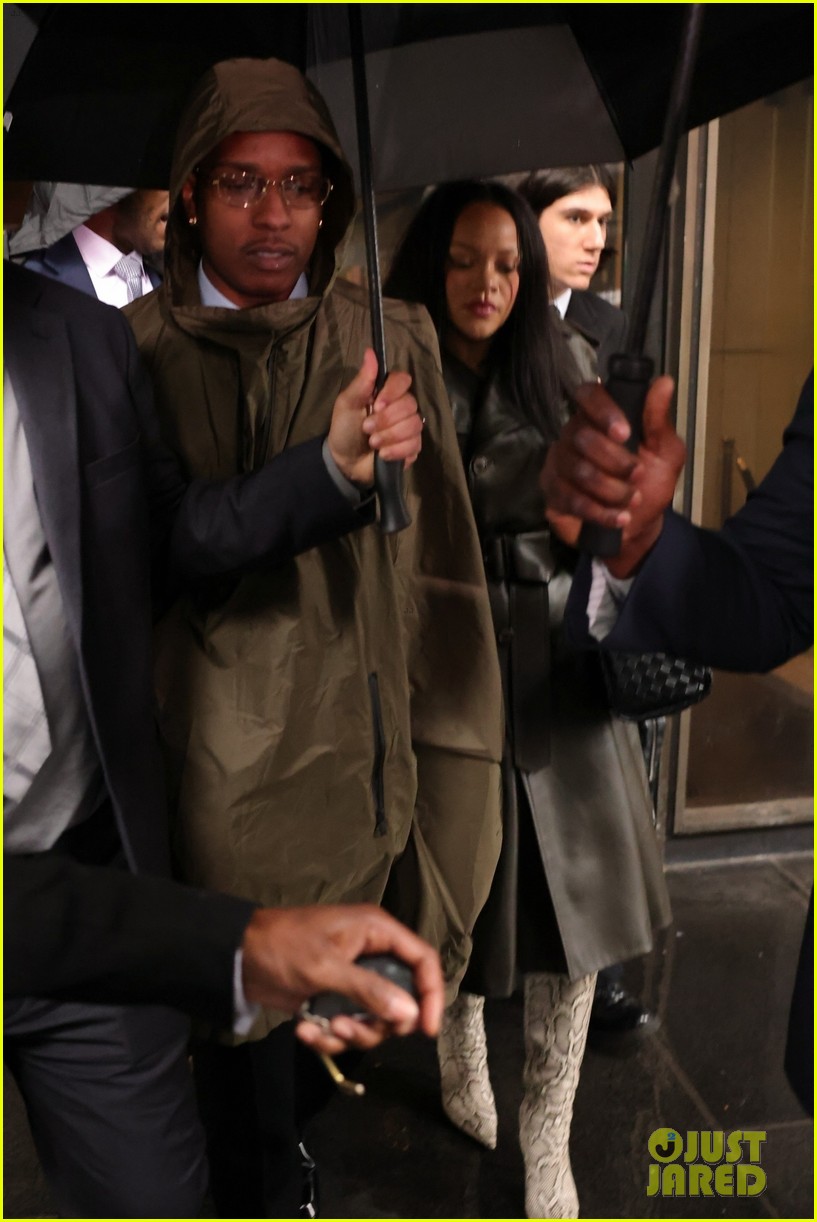 Rihanna Leaves Court With A$AP Rocky After Attending With Their Sons ...