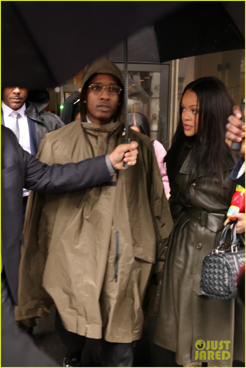 Rihanna Leaves Court With A$AP Rocky After Attending With Their Sons ...