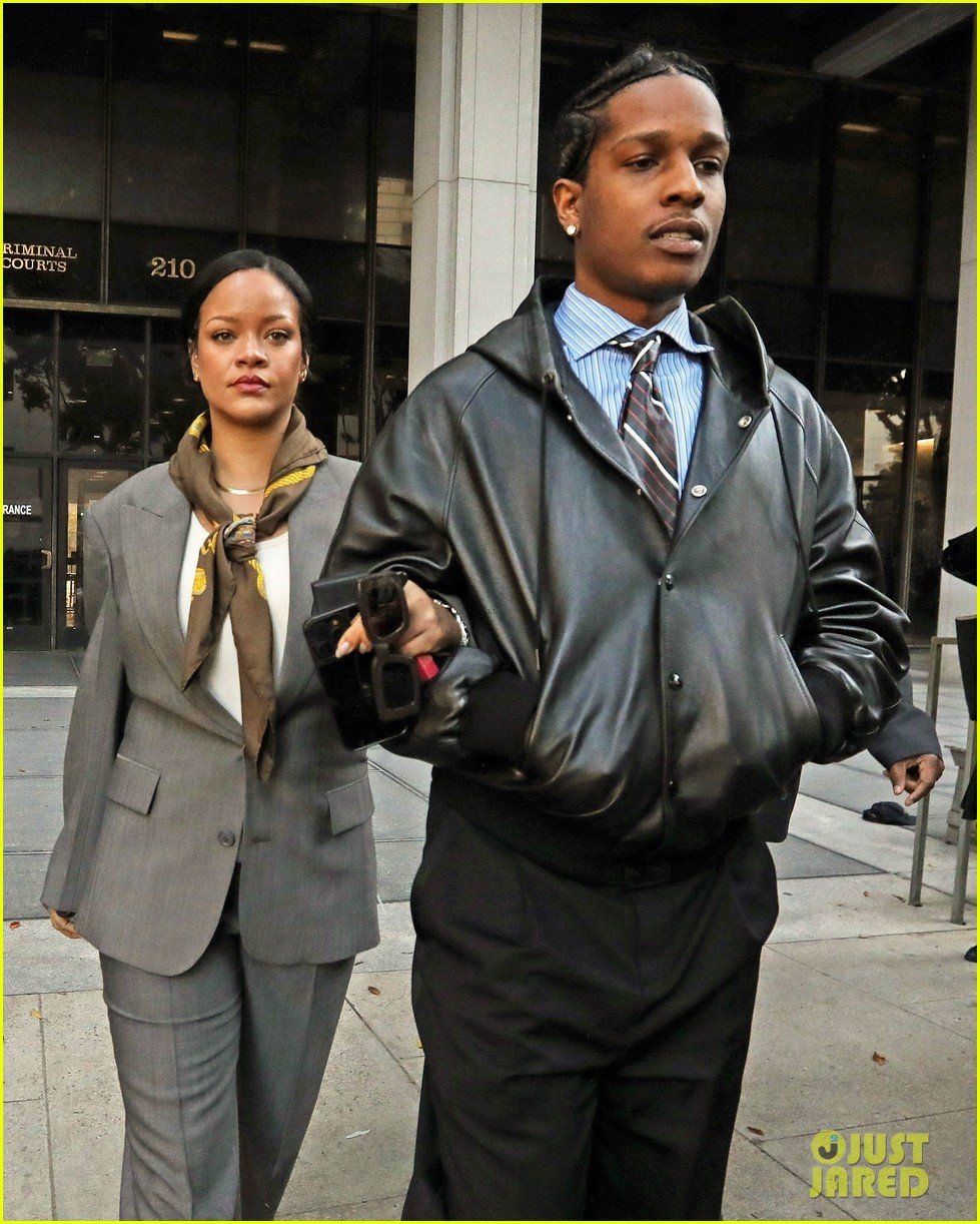 Rihanna Supports Partner A$AP Rocky During Another Day in Court: Photo ...