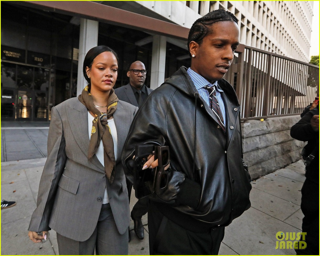 Rihanna Supports Partner A$AP Rocky During Another Day in Court: Photo ...
