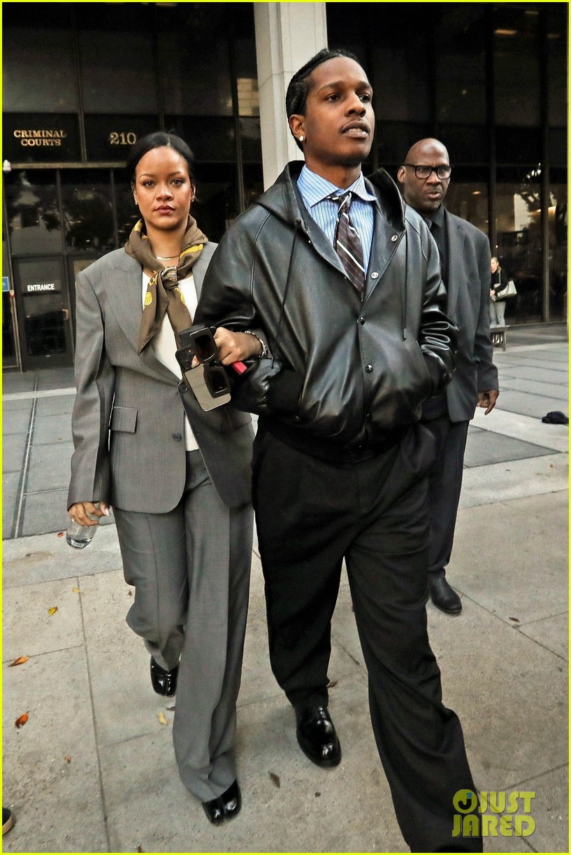 Rihanna Supports Partner A$AP Rocky During Another Day in Court: Photo ...