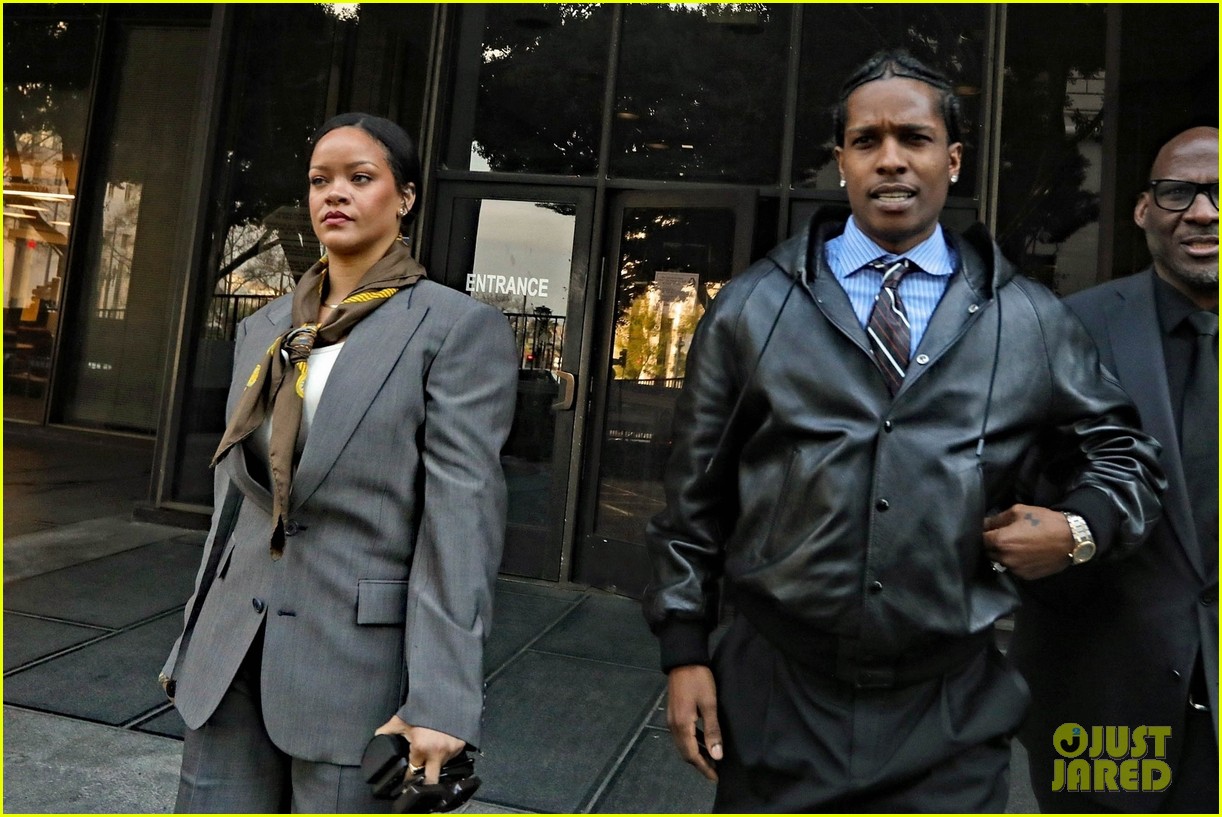 Rihanna Supports Partner A$AP Rocky During Another Day in Court: Photo ...