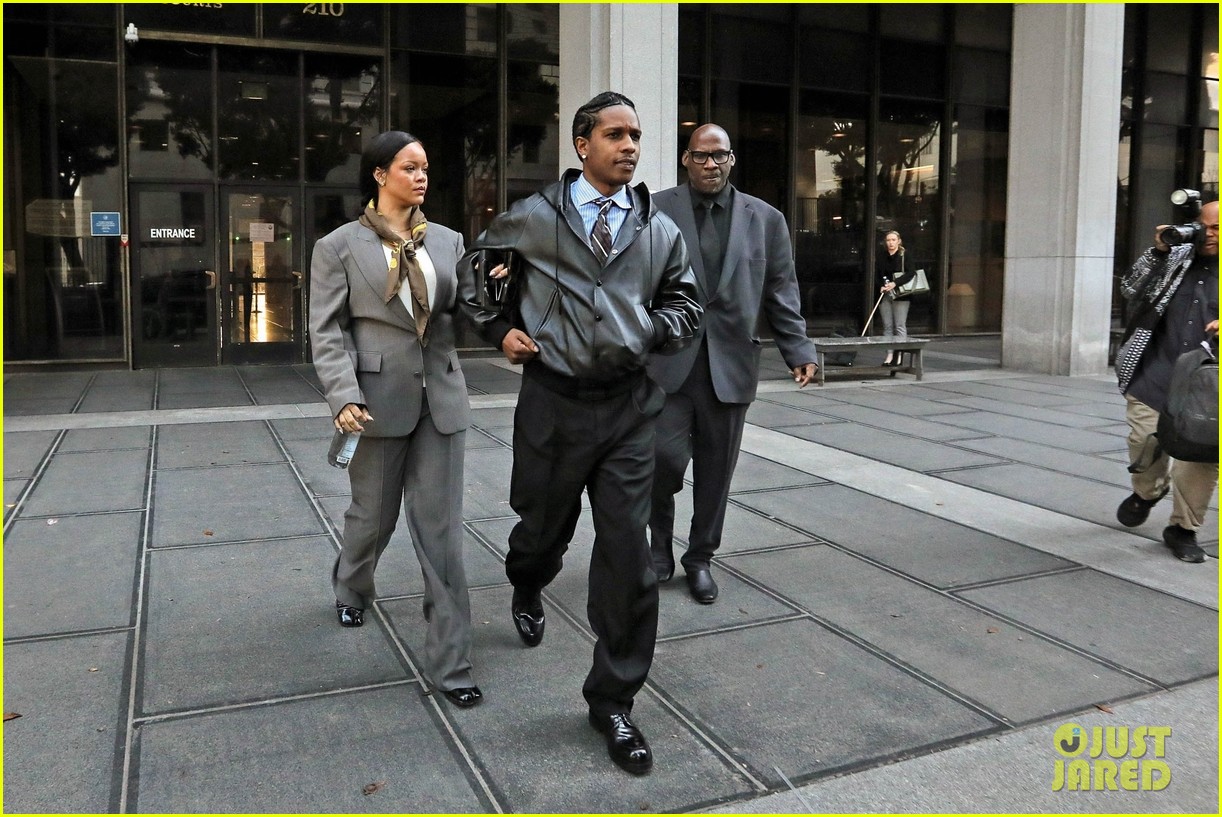 Rihanna Supports Partner A$AP Rocky During Another Day in Court: Photo ...