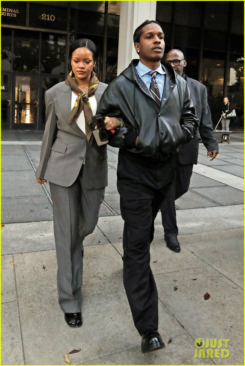 Rihanna Supports Partner A$AP Rocky During Another Day in Court: Photo ...