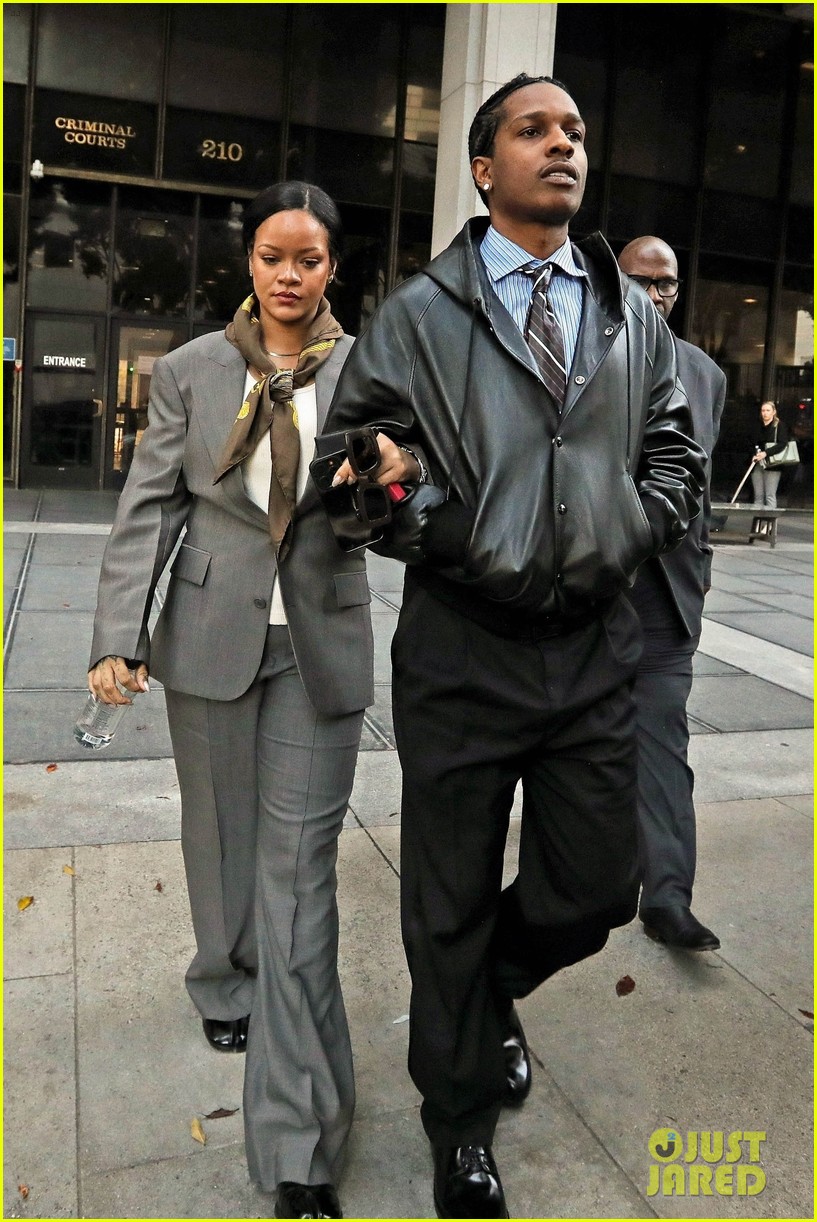 Rihanna Supports Partner A$AP Rocky During Another Day in Court: Photo ...