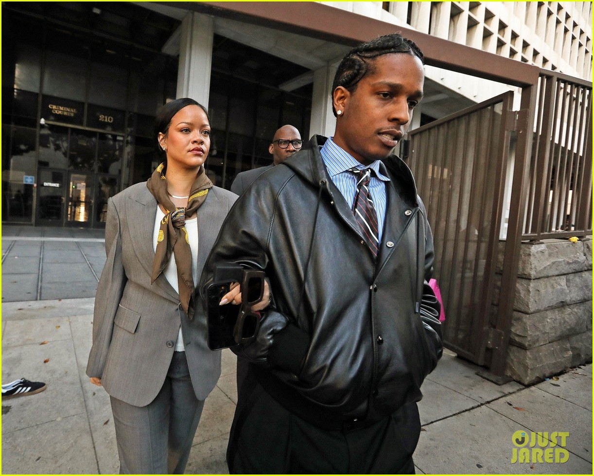 Rihanna Supports Partner A$AP Rocky During Another Day in Court: Photo ...