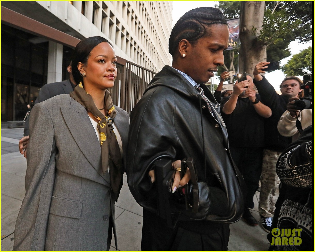 Rihanna Supports Partner A$AP Rocky During Another Day in Court: Photo ...