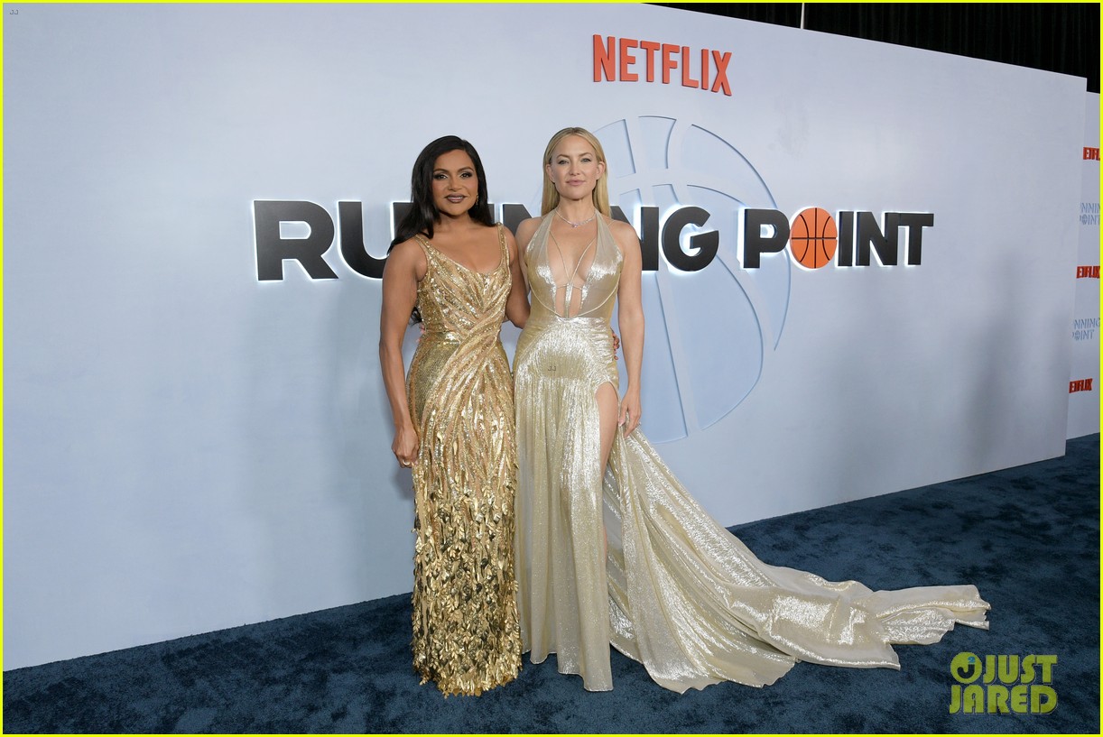 Kate Hudson & Mindy Kaling Go Gorgeous in Gold for 'Running Point ...