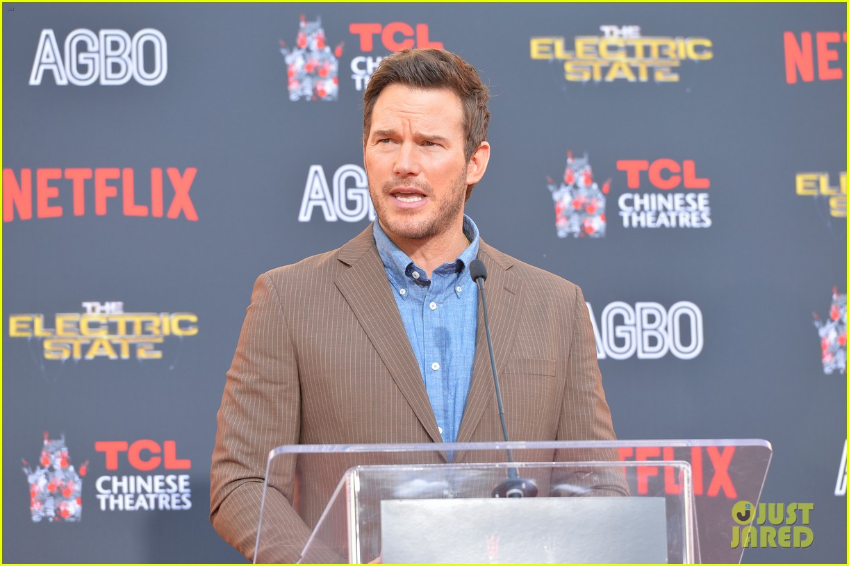 Chris Pratt, Alison Brie, & Yvette Nicole Brown Support Russo Brothers at Hand & Footprint ...