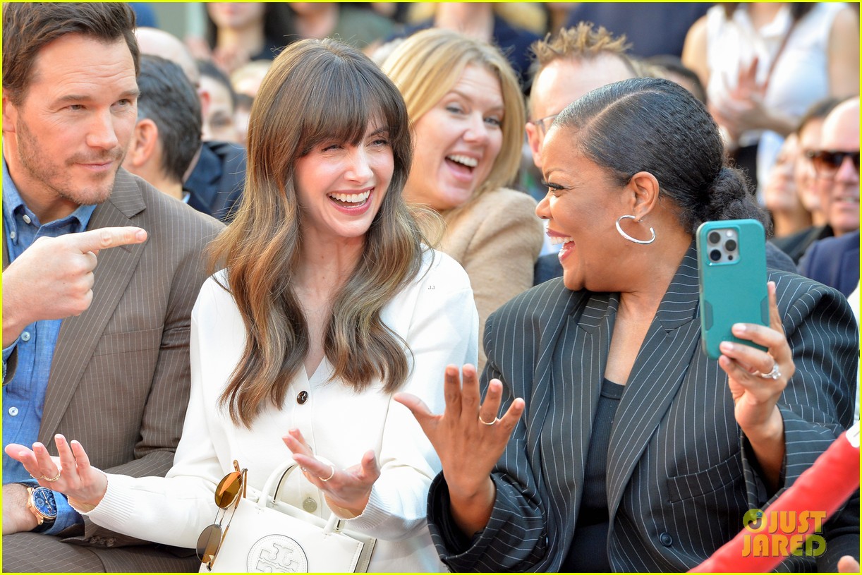 Chris Pratt, Alison Brie, & Yvette Nicole Brown Support Russo Brothers at Hand & Footprint ...