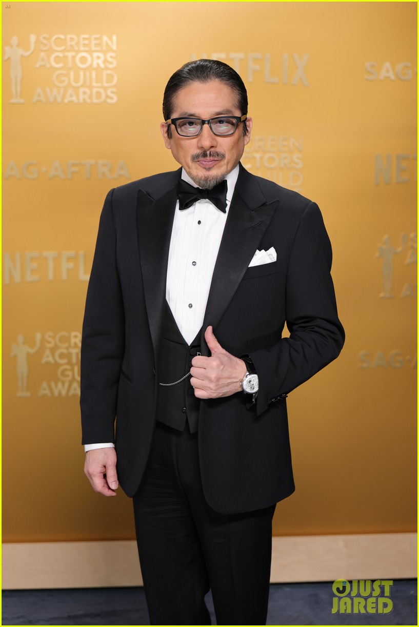 'Shogun' Stars Hiroyuki Sanada, Anna Sawai, & Tadanobu Asano Arrive in Style for SAG Awards 2025 ...