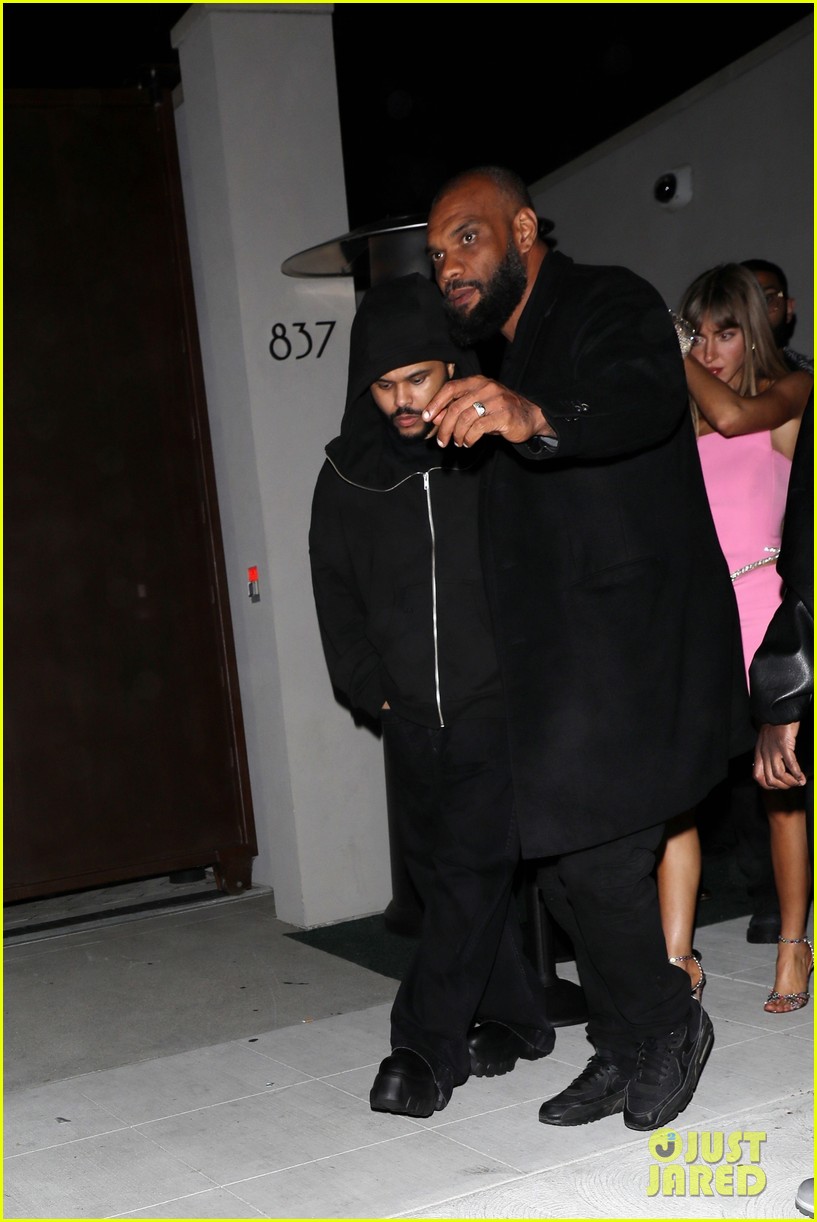 The Weeknd & Girlfriend Simi Khadra Hit Up Grammys 2025 After Party ...