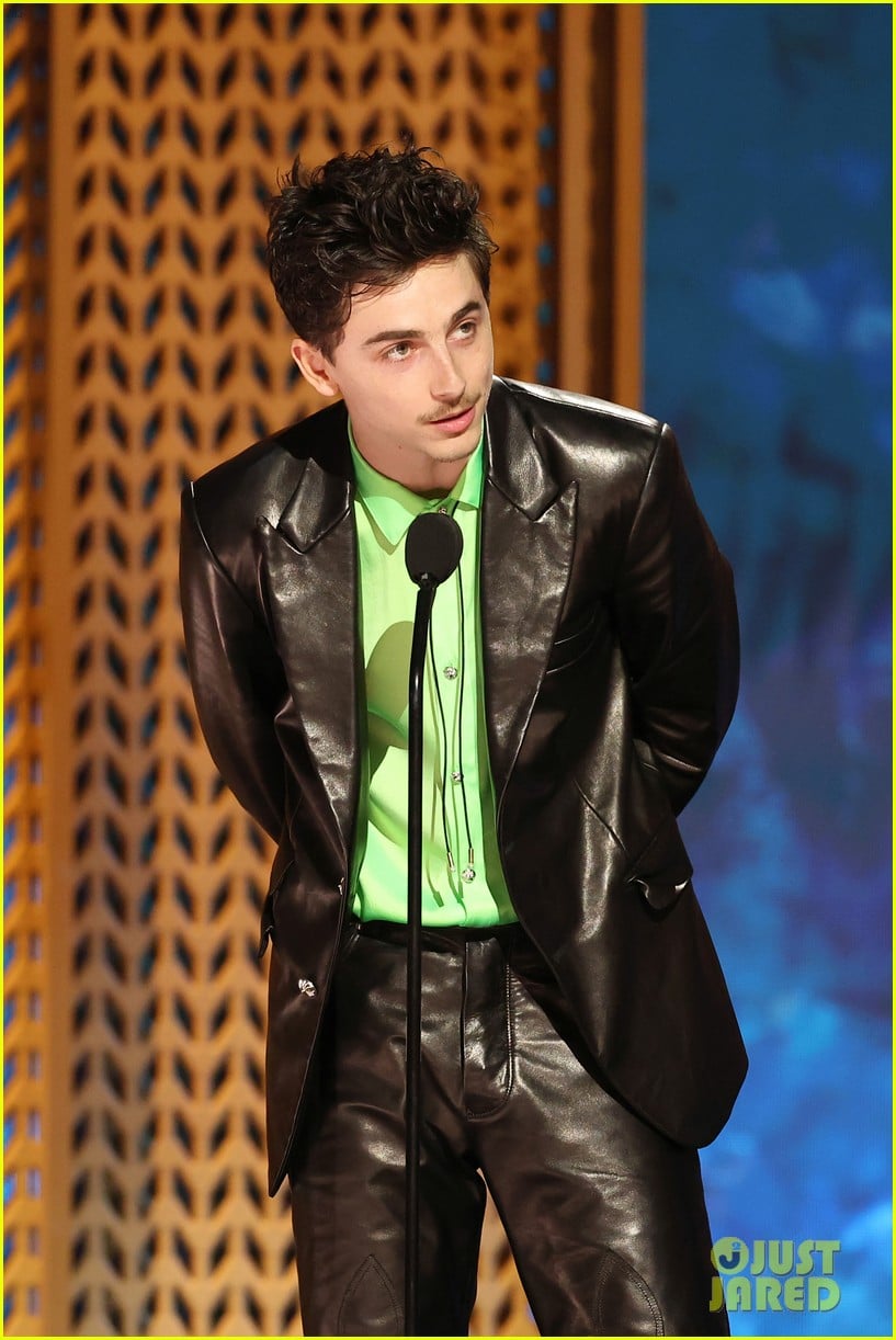 Timothee Chalamet Says He's 'In Pursuit of Greatness' After Winning ...