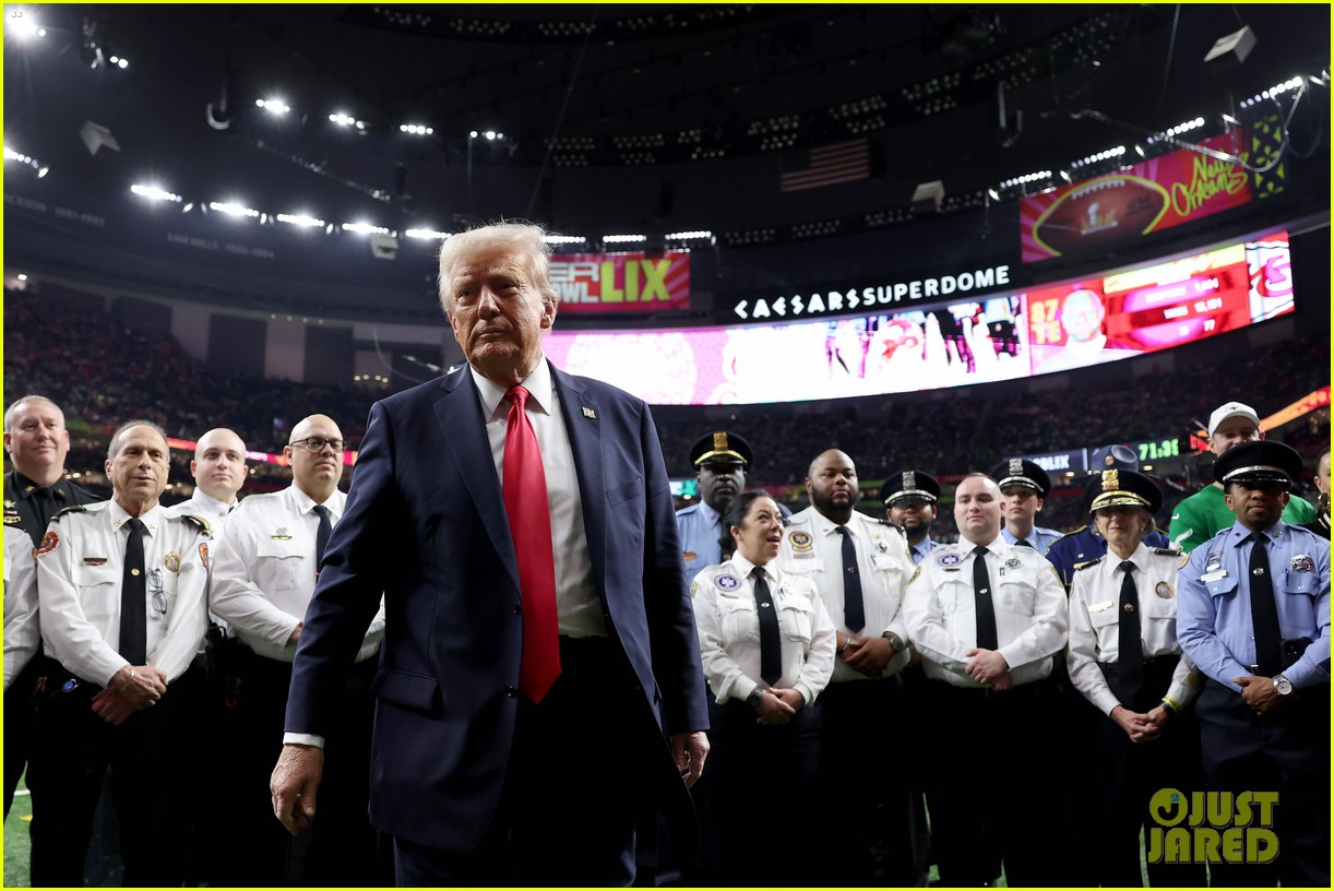 Donald Trump Attends Super Bowl LIX, Becomes First Sitting President at ...