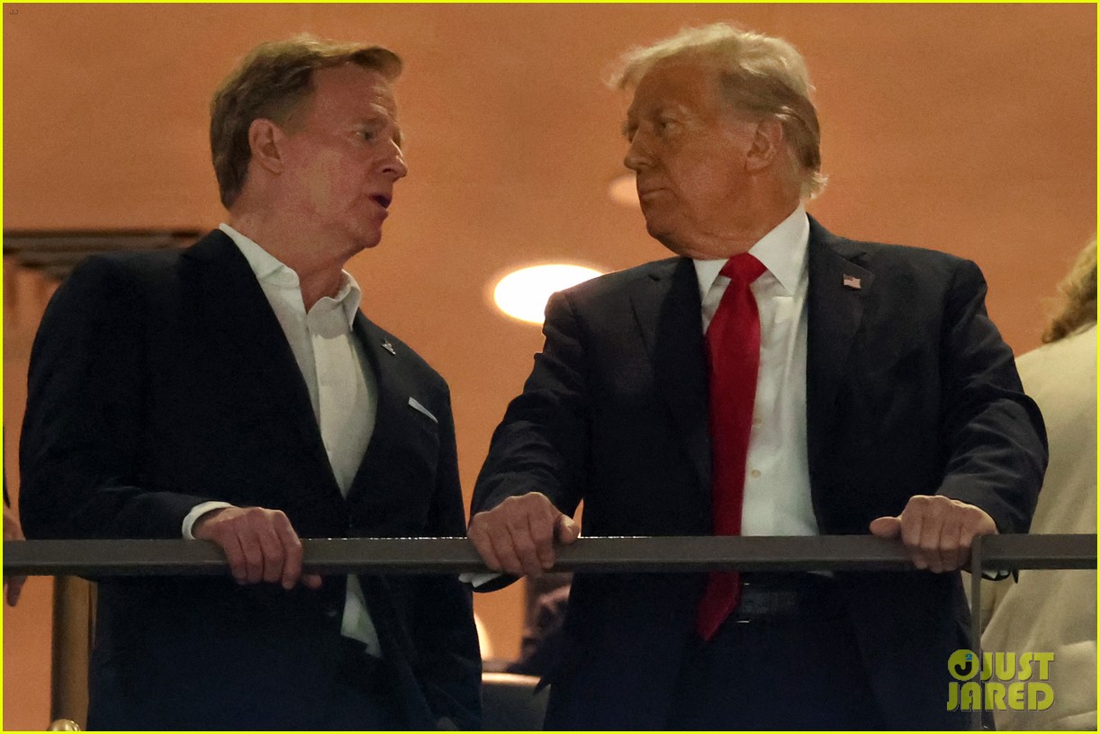 Donald Trump Attends Super Bowl LIX, Becomes First Sitting President at ...
