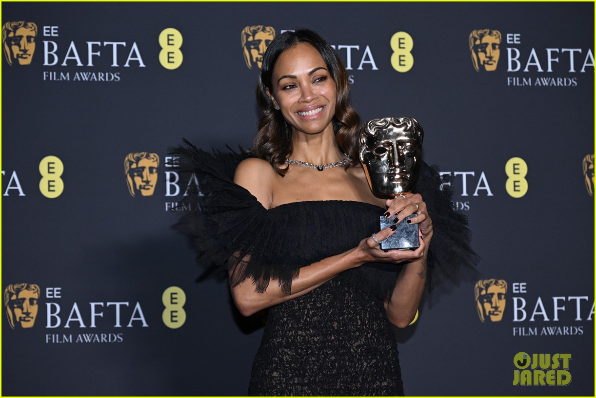 Zoe Saldana Honors Trans Nephew During 'Emilia Perez' BAFTA Acceptance ...