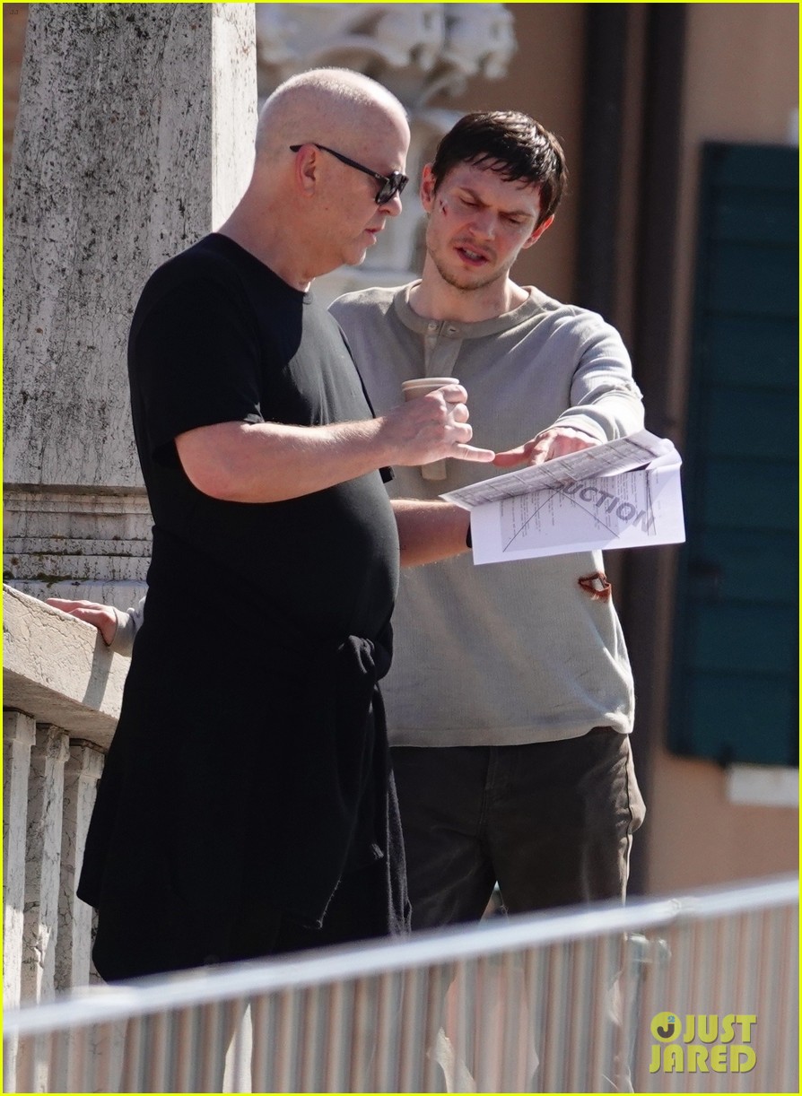 Evan Peters Is Bloody & Bruised in New 'The Beauty' Set Photos for Ryan ...