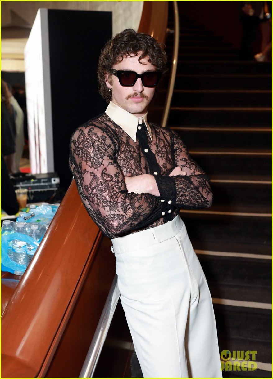 Benson Boone Wears a Sheer Lace Top at the iHeartRadio Music Awards 2025: Photo 5137809 | Photos ...