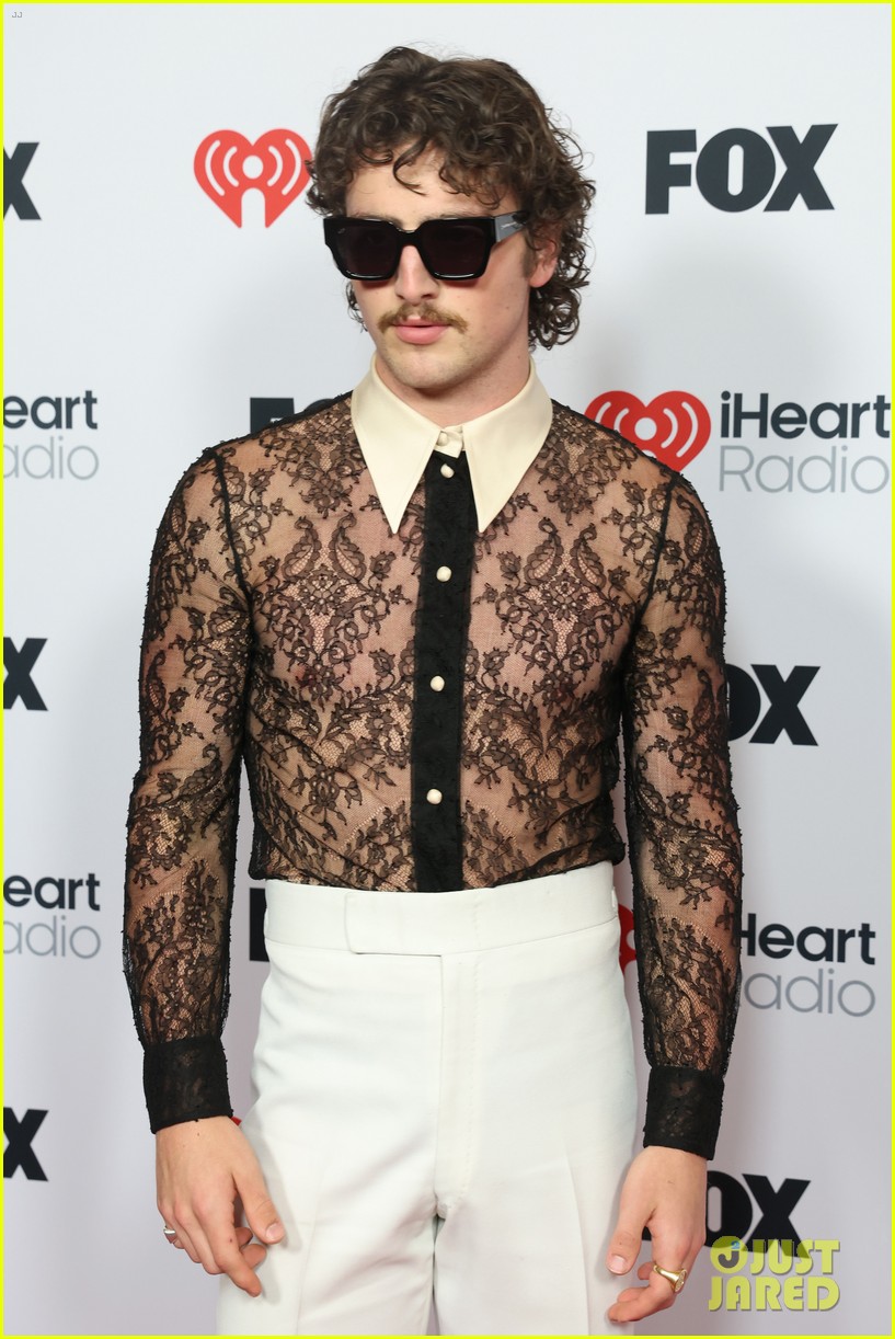 Benson Boone Wears a Sheer Lace Top at the iHeartRadio Music Awards 2025: Photo 5137822 | Photos ...