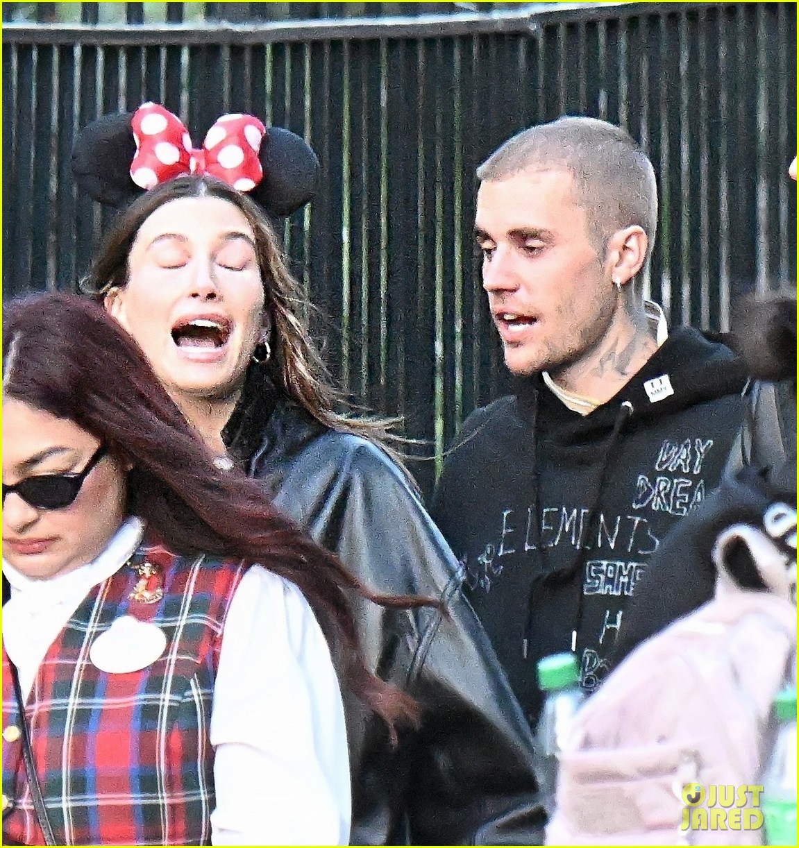 Justin Bieber & Wife Hailey Spotted in Mickey & Minnie Ears During ...