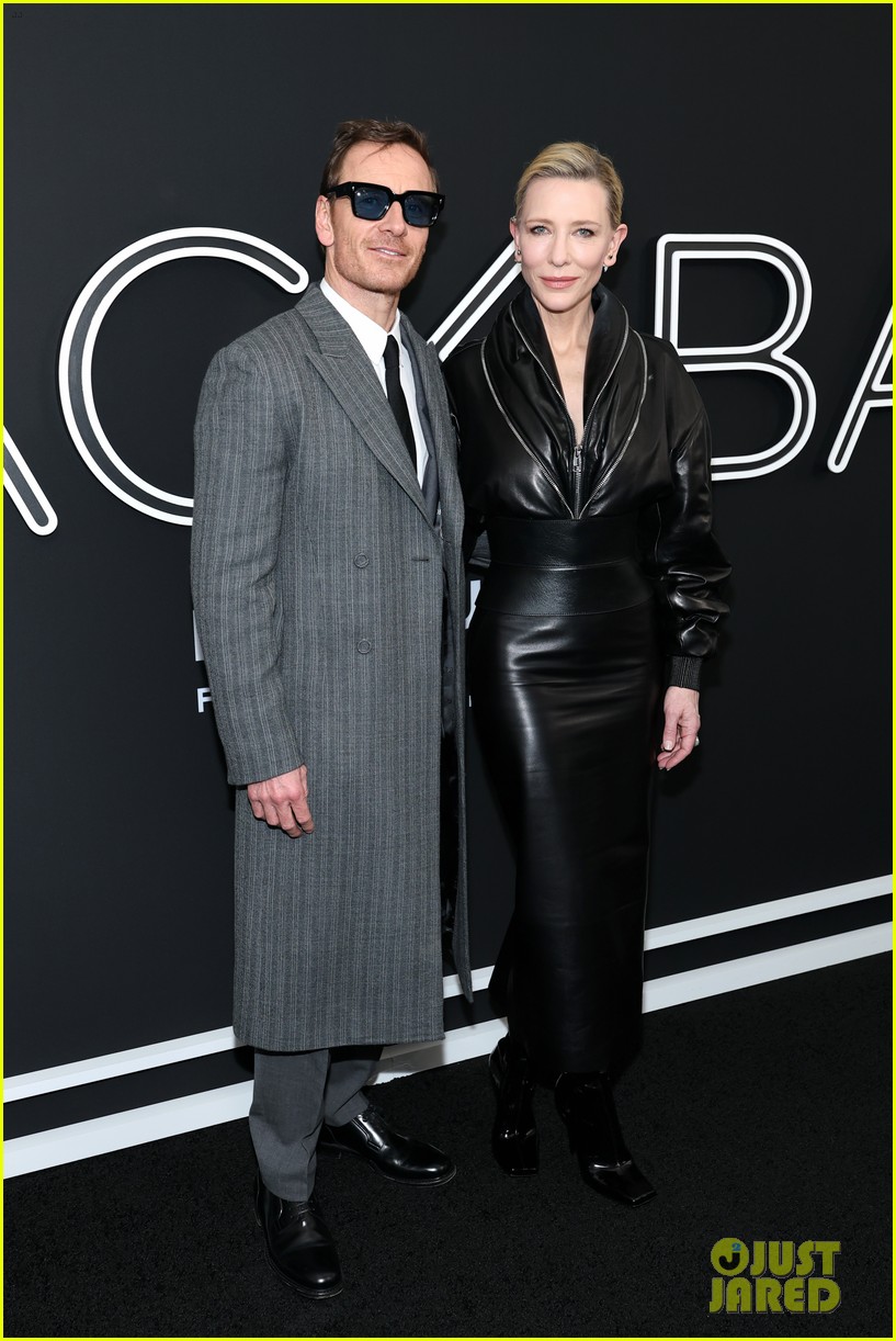 Cate Blanchett, Michael Fassbender, & More Premiere New Spy Thriller 'Black Bag' in NYC: Photo ...