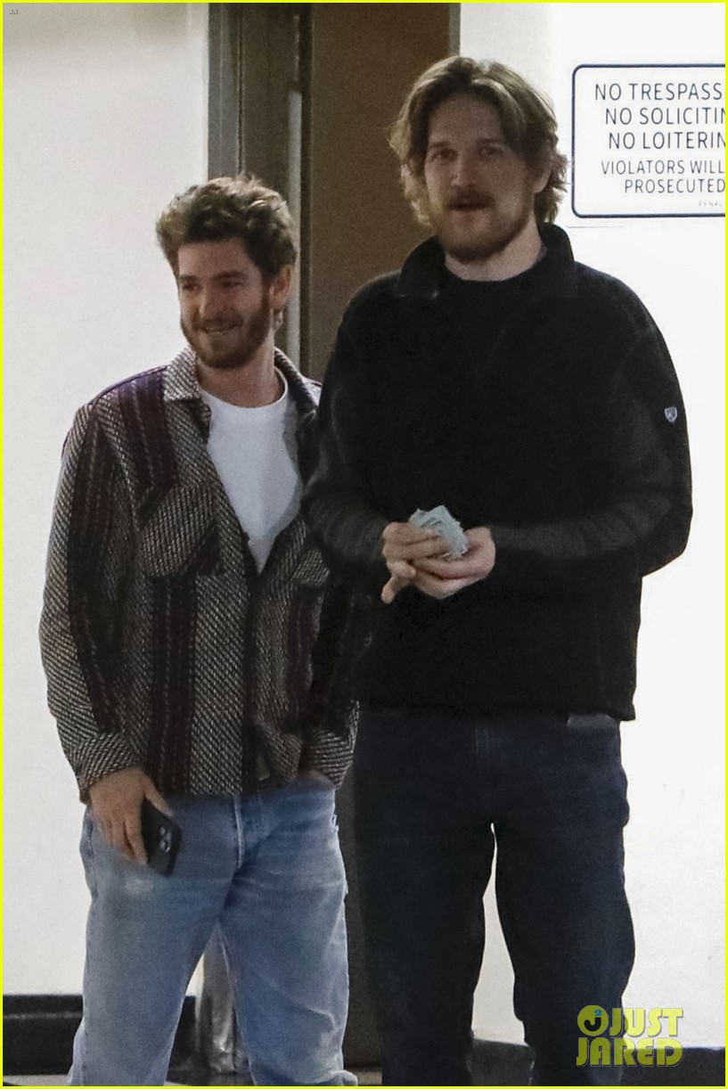 Andrew Garfield & Bo Burnham Hang Out, Grab Dinner at Sushi Park: Photo ...