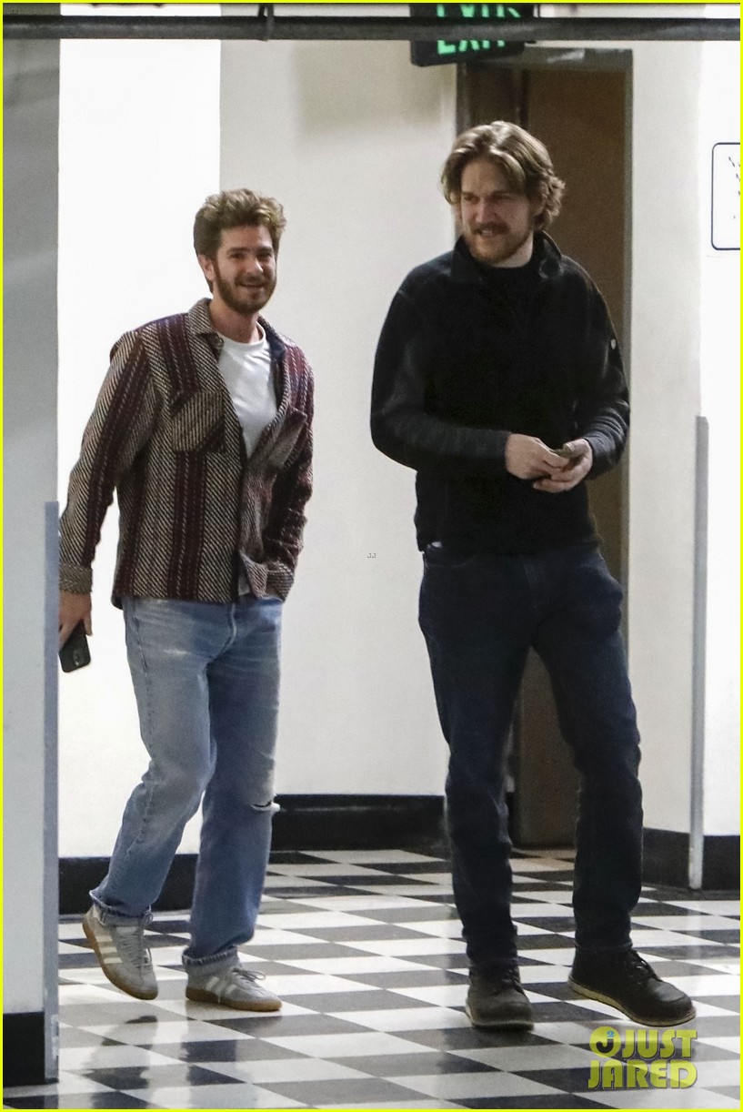Andrew Garfield & Bo Burnham Hang Out, Grab Dinner at Sushi Park: Photo ...