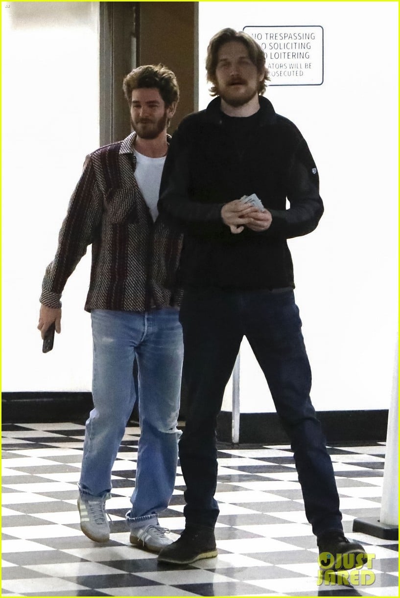 Andrew Garfield & Bo Burnham Hang Out, Grab Dinner at Sushi Park: Photo ...