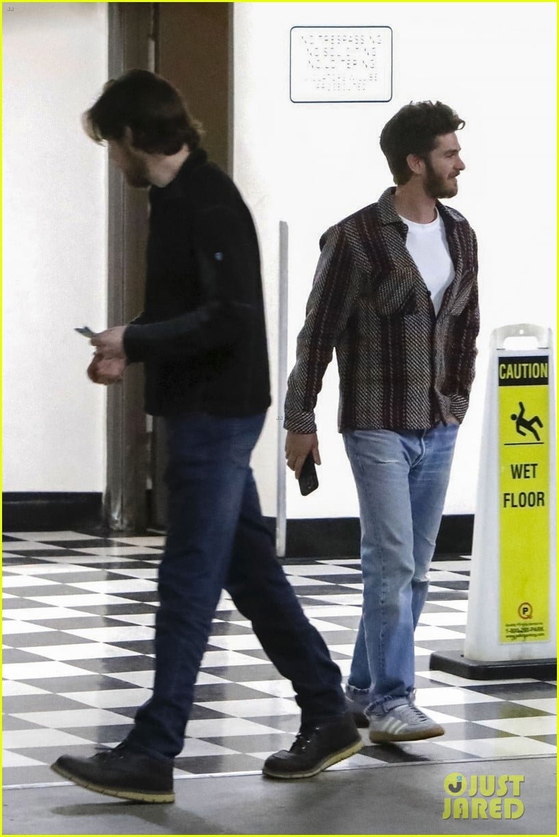 Andrew Garfield & Bo Burnham Hang Out, Grab Dinner at Sushi Park: Photo ...