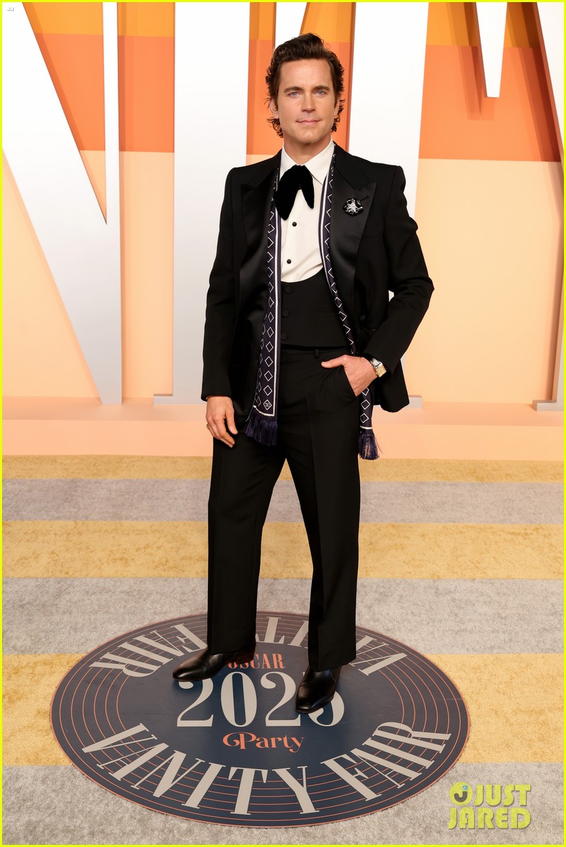 Matt Bomer & Husband Simon Halls Attend Vanity Fair Oscar Party 2025 ...
