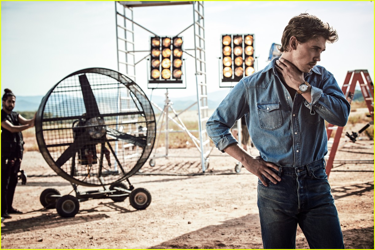 Austin Butler Named Breitling Ambassador, Rides Motorcycle in New ...