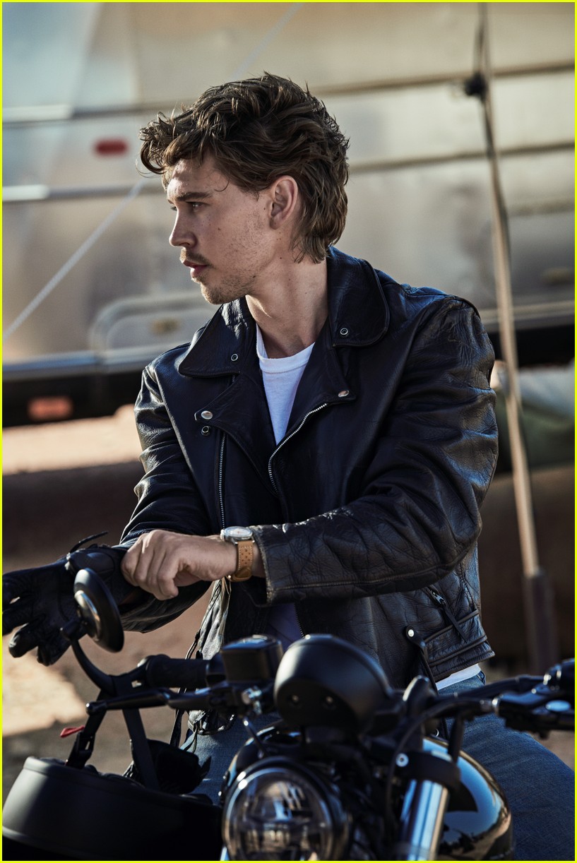 Austin Butler Named Breitling Ambassador, Rides Motorcycle in New ...