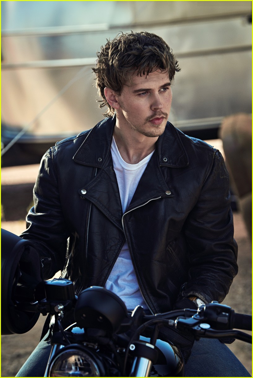 Austin Butler Named Breitling Ambassador, Rides Motorcycle in New ...