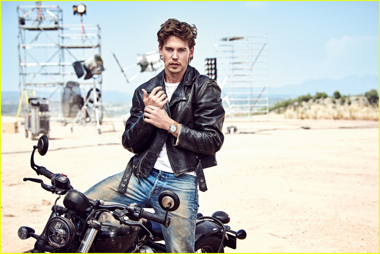 Austin Butler Named Breitling Ambassador, Rides Motorcycle in New ...