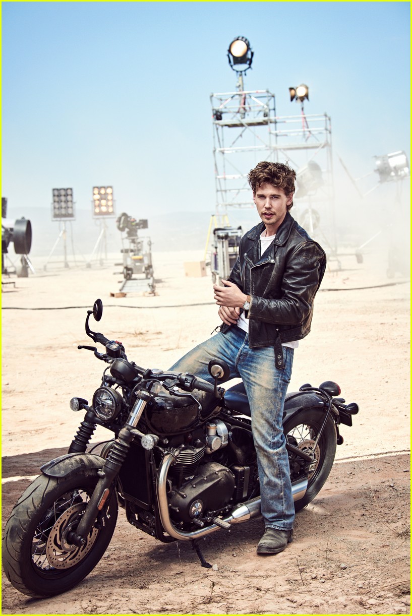 Austin Butler Named Breitling Ambassador, Rides Motorcycle in New ...