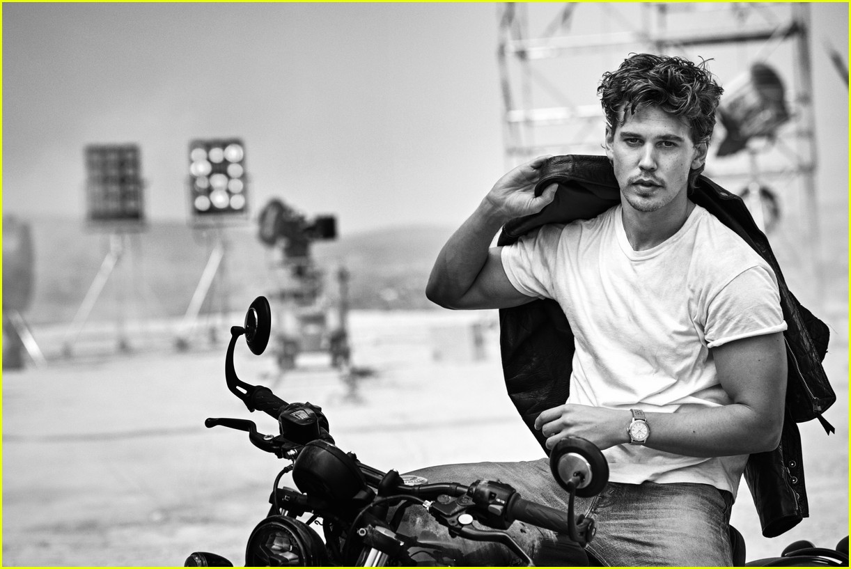 Austin Butler Named Breitling Ambassador, Rides Motorcycle in New ...